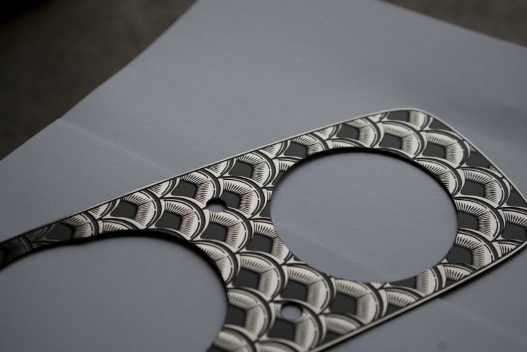 FXR Stainless Steel Fish Scale Tank Dash Inserts – Yu Parts design