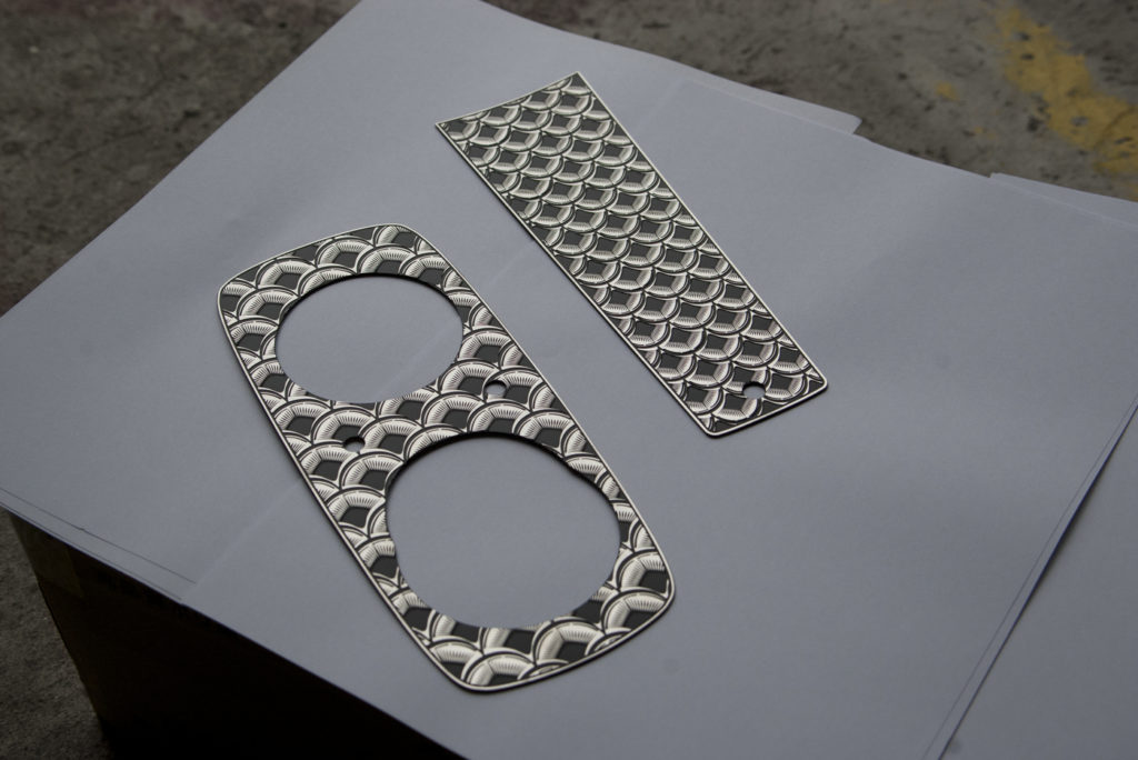 FXR Stainless Steel Fish Scale Tank Dash Inserts – Yu Parts design