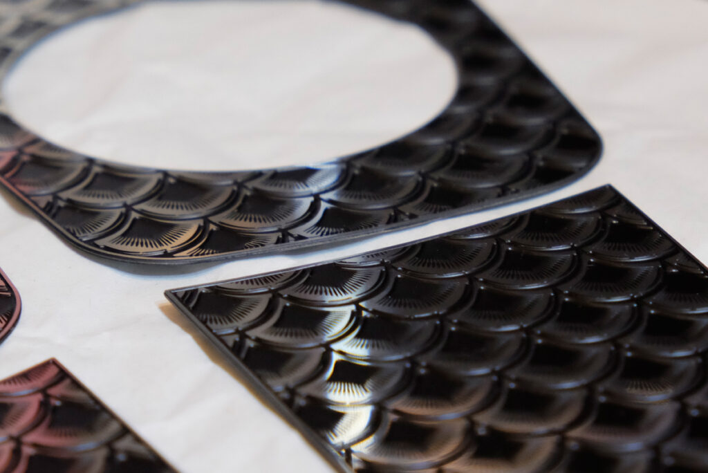 FXR Fish Scale Inserts for Tank Dash with Speedometer – Yu Parts design